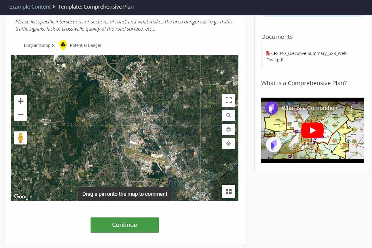 Free Comprehensive Plan Template | PublicInput